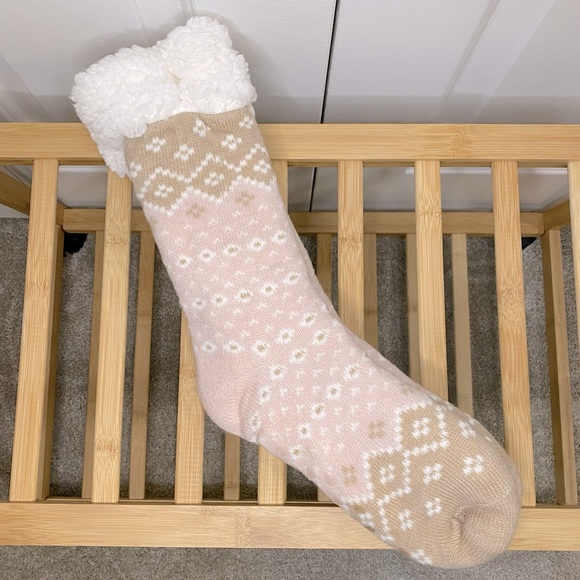 Sock Hub | Accessories | New Pale Pink Womens Sherpa Cabin Socks Cozy ...